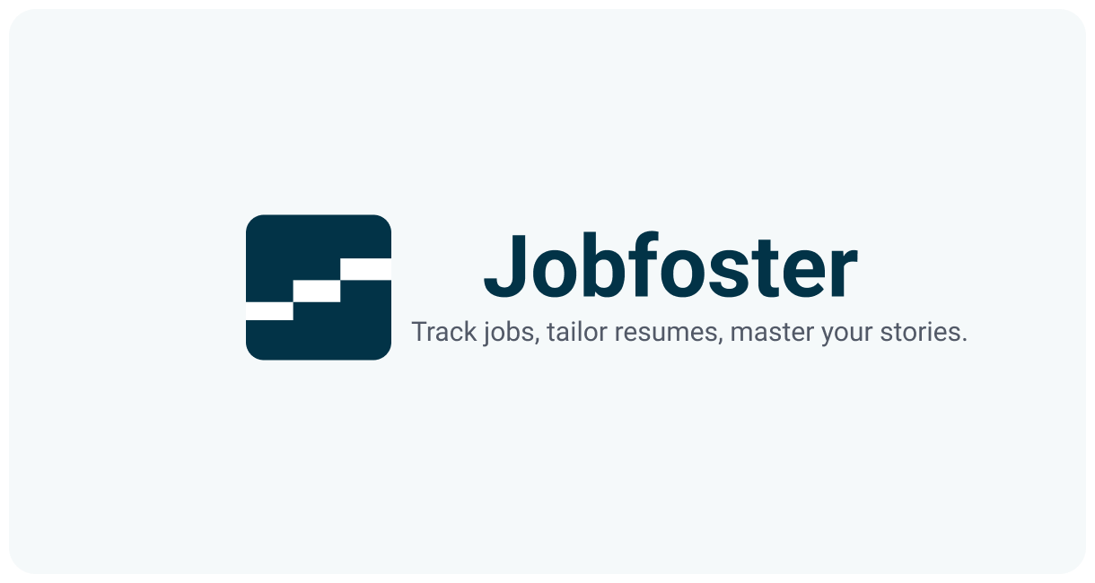 JobFoster - Manage Your Job Search Like a Pro